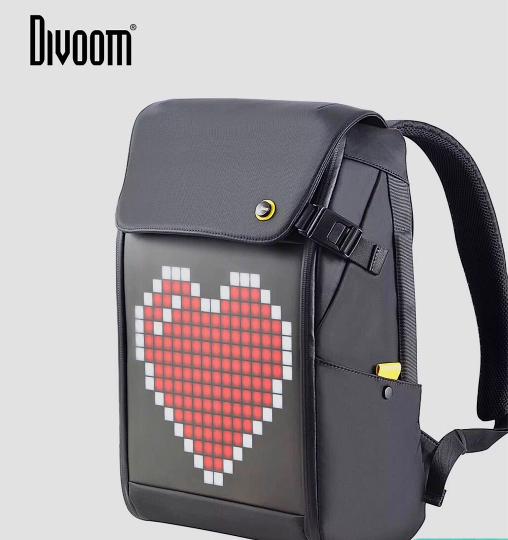 DIVOOM PIXOO M BACKPACK, Men's Fashion, Bags, Backpacks on Carousell