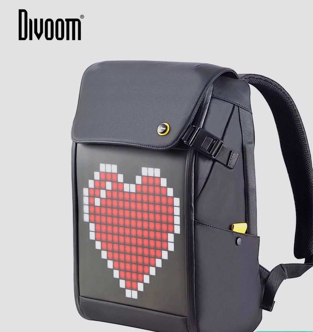 DIVOOM PIXOO M BACKPACK, Men's Fashion, Bags, Backpacks on Carousell