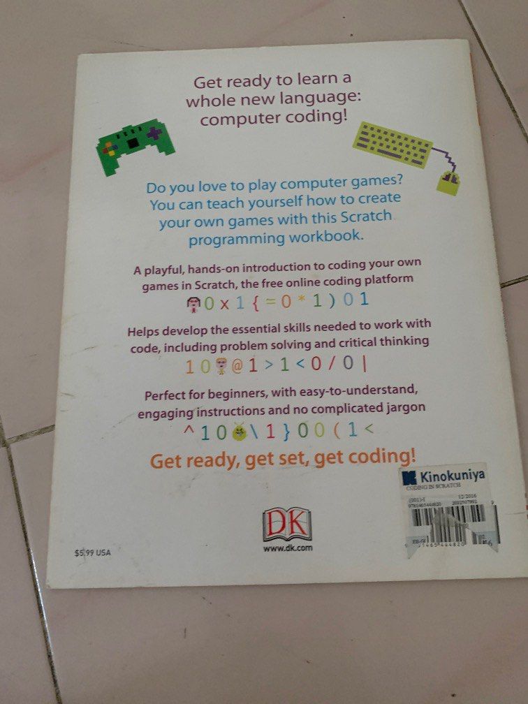 DK - coding in scratch, Hobbies & Toys, Books & Magazines, Children's ...