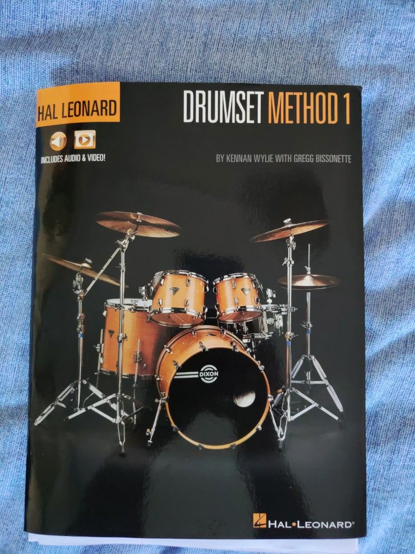 Drum set Method 1 Book (Drumming Beginners guide), Hobbies & Toys, Music & Media, Music ...