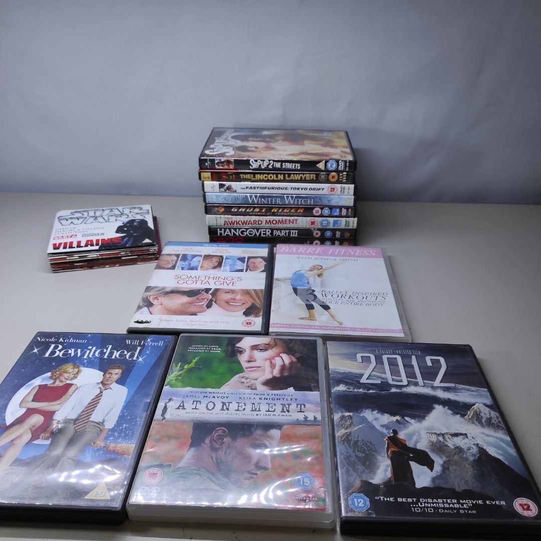 DVD movies original DVD & BBC promotional DVD from the UK @ 135 & 225, Hobbies & Toys, Music ...