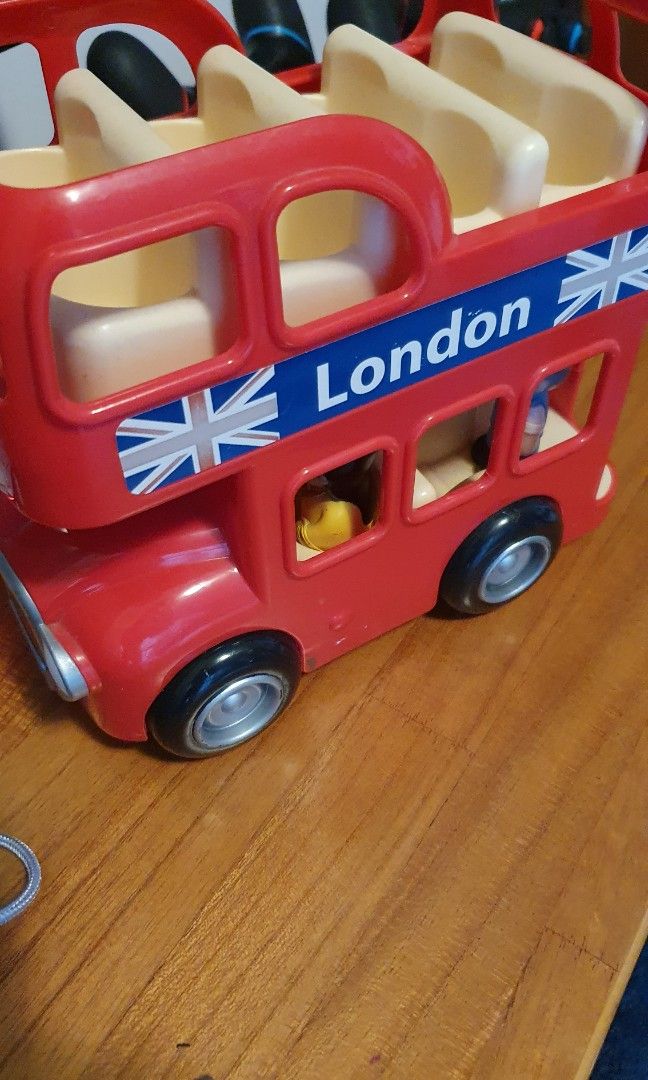 ELC Happyland Toy London Bus with characters, Hobbies & Toys, Toys ...
