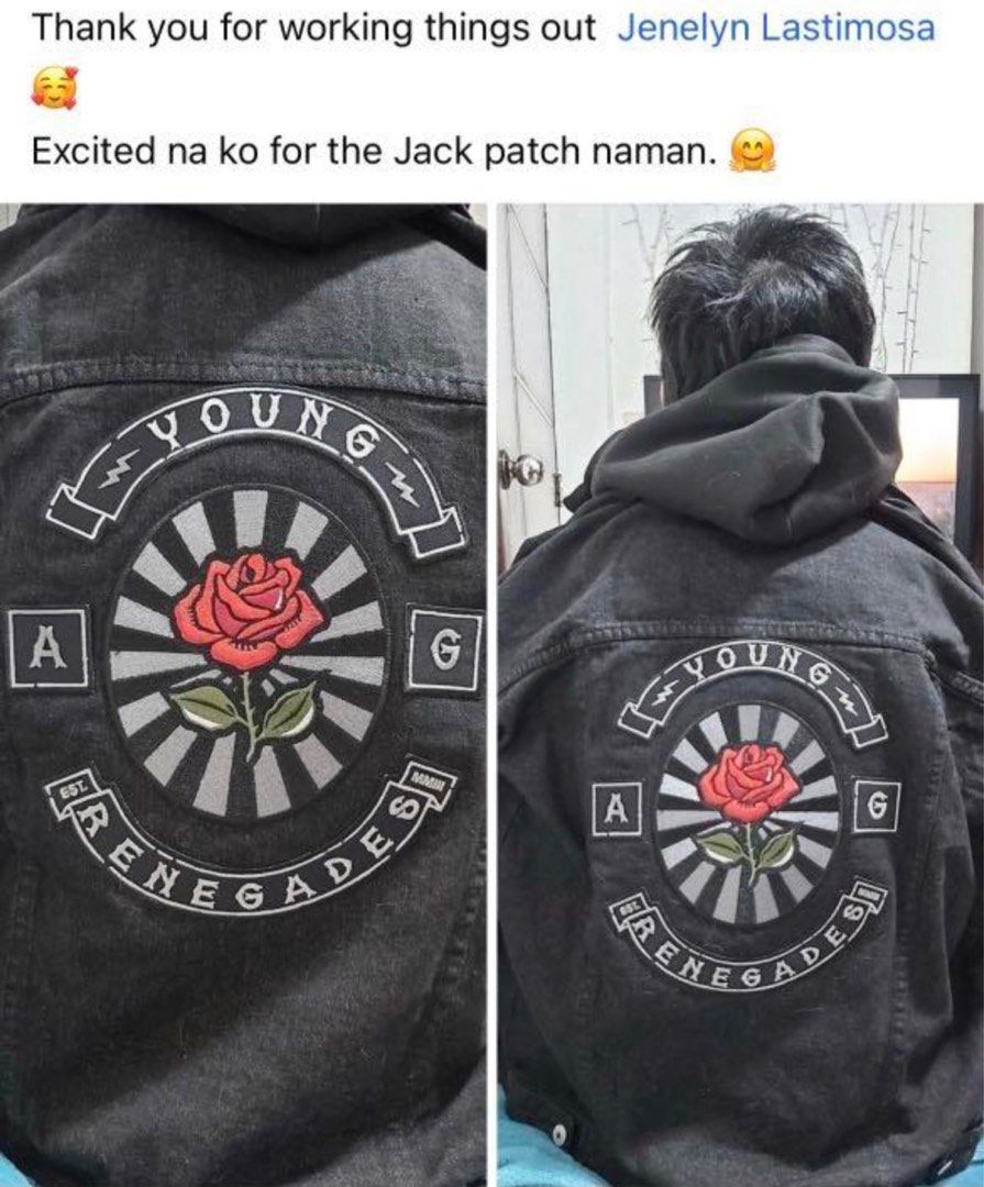 [Embroidered] All Time Low Last Young Renegade Patch (Alex), Hobbies ...