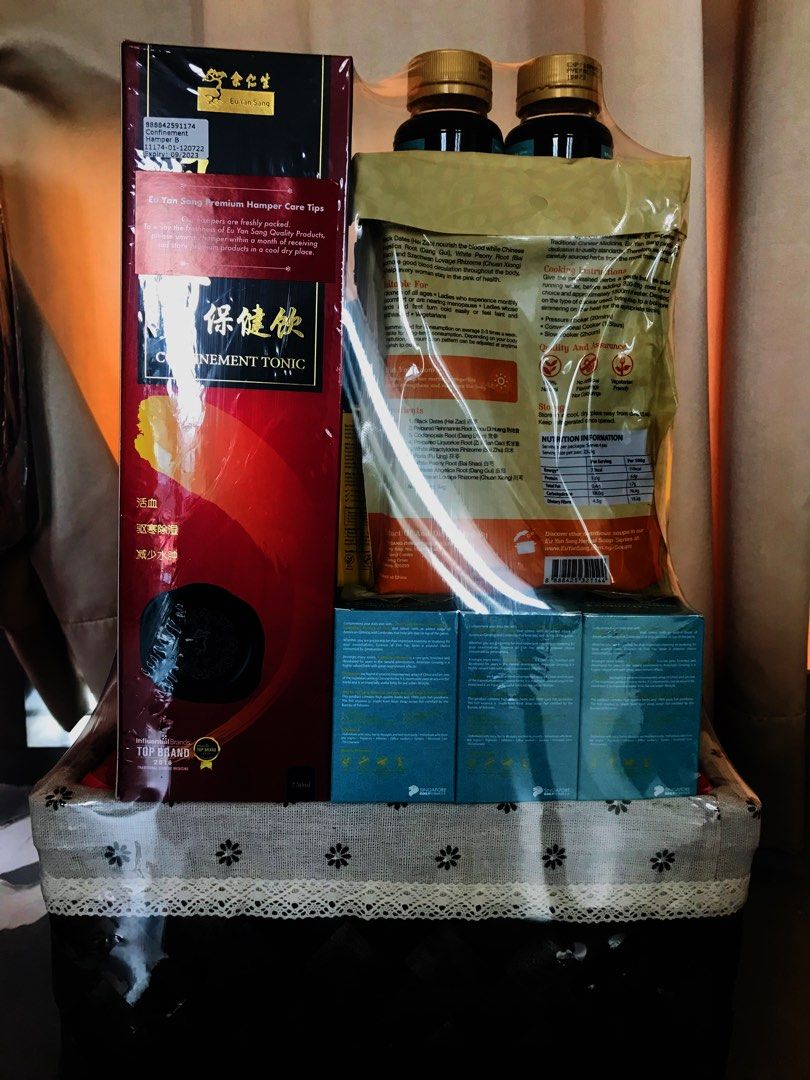 Eu Yan Sang confinement hamper, Food & Drinks, Gift Baskets & Hampers ...