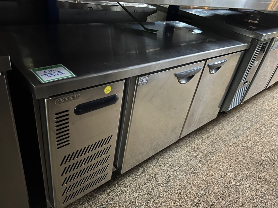 Eurochill 2 Doors Counter Chiller 1500 x 600 x 850, TV & Home ...