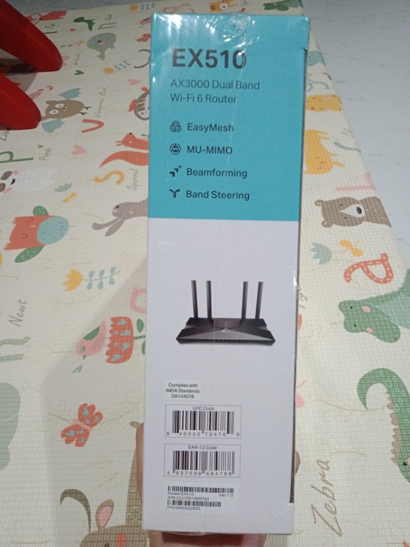 EX510 / AX3000 Dual Band Wi-Fi 6 Router, Computers & Tech, Parts ...