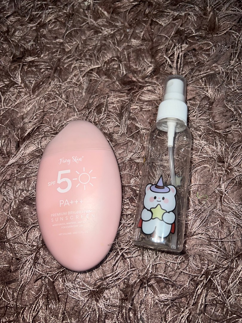 Fairy Skin Sunscreen with Freebie, Beauty & Personal Care, Face, Face ...