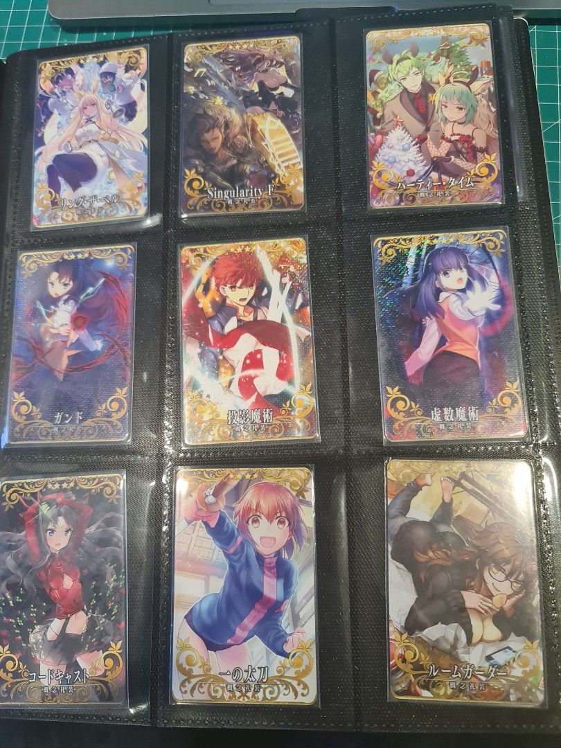 FGO fate grand order Arcade support cards, Hobbies & Toys, Toys & Games ...
