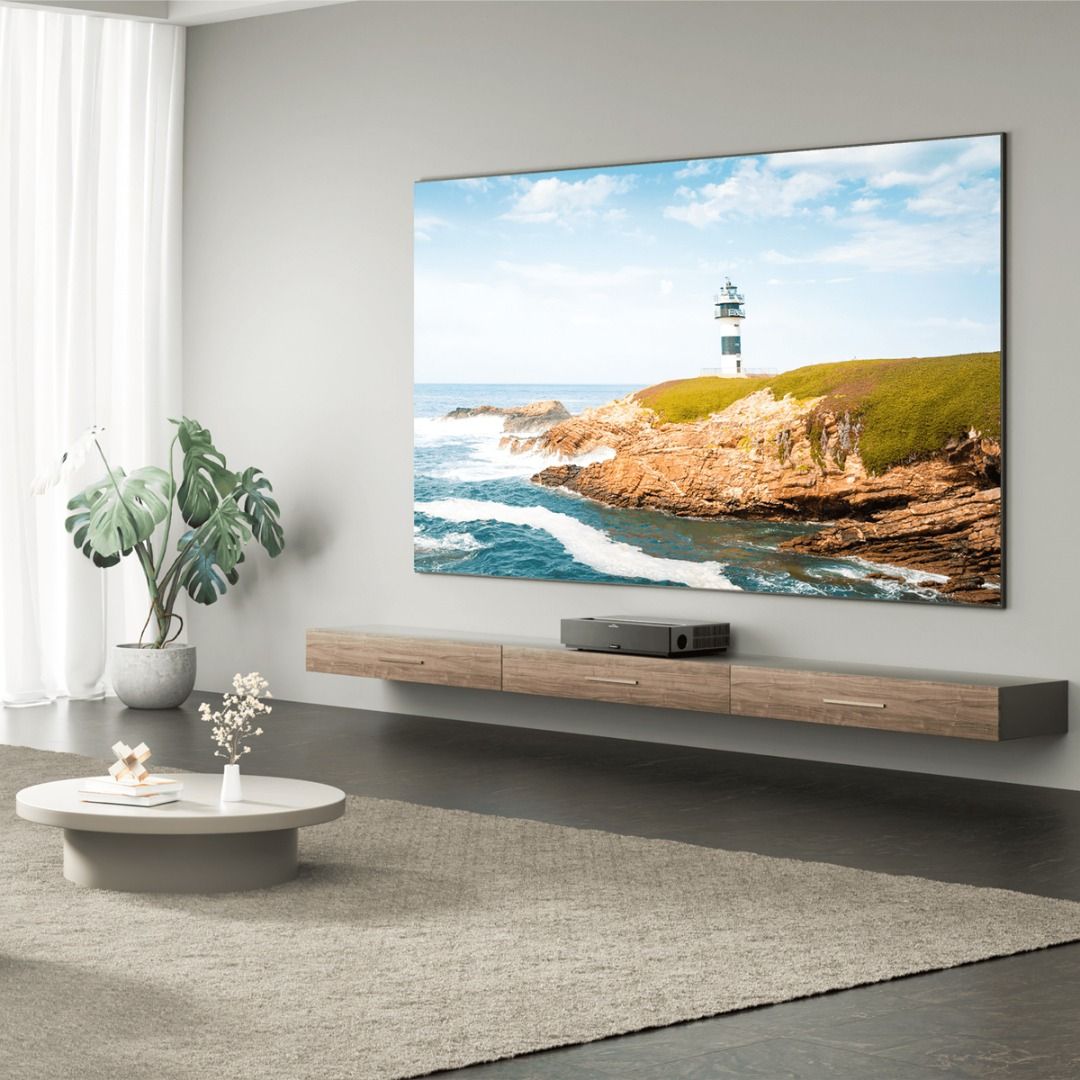 Formovie Theater Ultimate 4K Home Projector | Ultra Short Throw | ALPD 4.0 RGB+ Triple Color ...