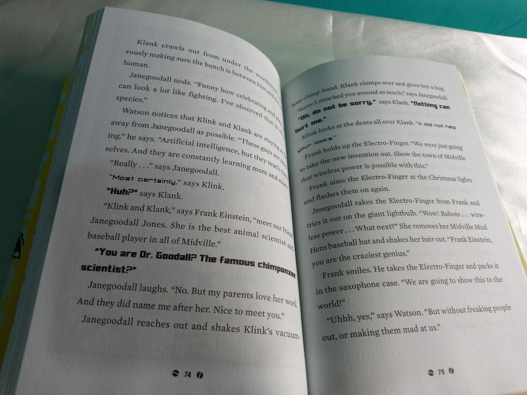 Frank Einstein And The Electro-Finger Book Hardbound, Hobbies & Toys ...