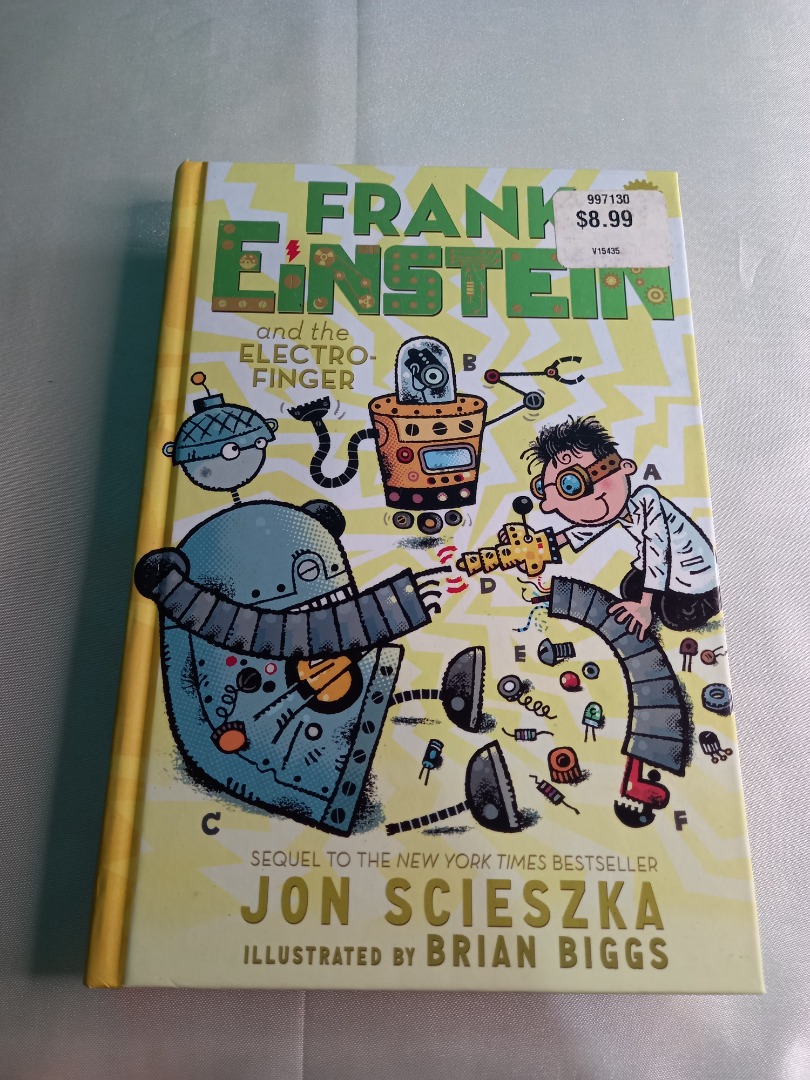 Frank Einstein And The Electro-Finger Book Hardbound, Hobbies & Toys ...