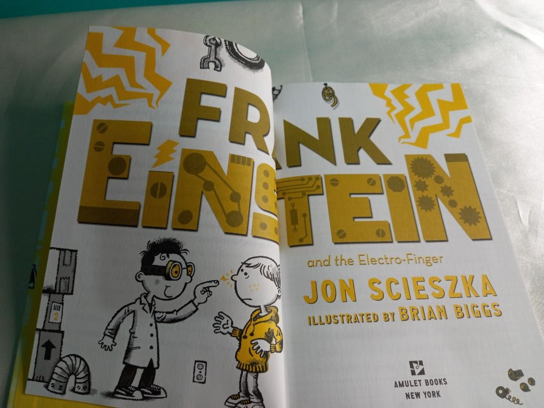 Frank Einstein And The Electro-Finger Book Hardbound, Hobbies & Toys ...