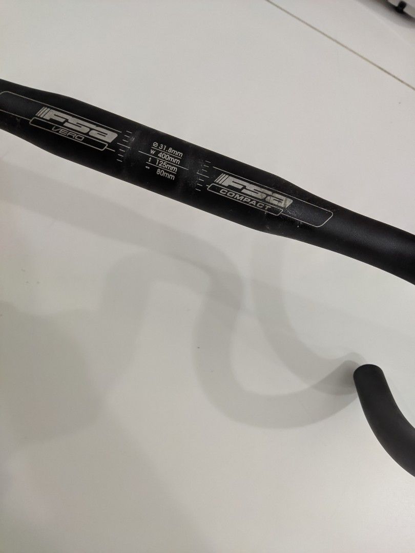 FSA Compact Vero Drop Bar, Sports Equipment, Bicycles & Parts, Parts ...