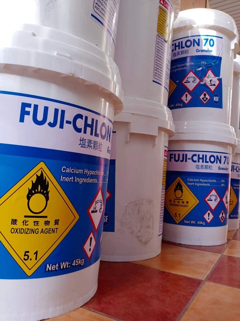 Fuji-Chlon Pool Chlorine Disinfectant, Beauty & Personal Care ...