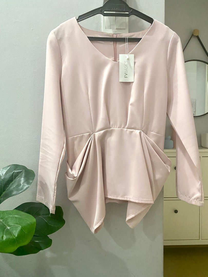FV Basic Peplum top, Women's Fashion, Tops, Blouses on Carousell