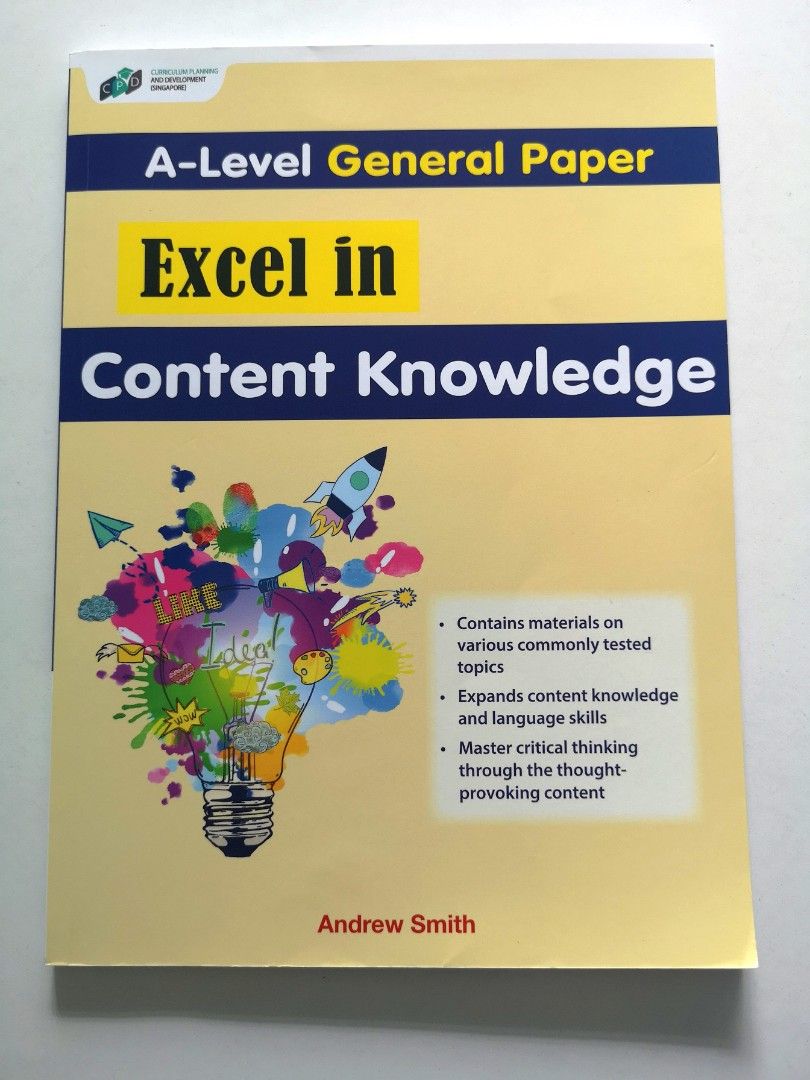 General Paper Content Knowledge, Hobbies & Toys, Books & Magazines ...
