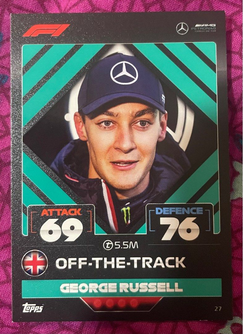 George Russell Turbo Attax 2022, Hobbies & Toys, Toys & Games on Carousell