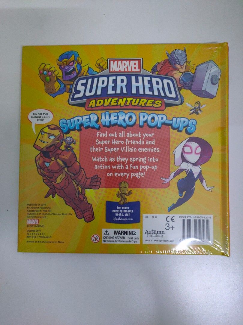 (Hardcover) Marvel Super Hero Adventures: Super Hero Pop-Ups (Children ...