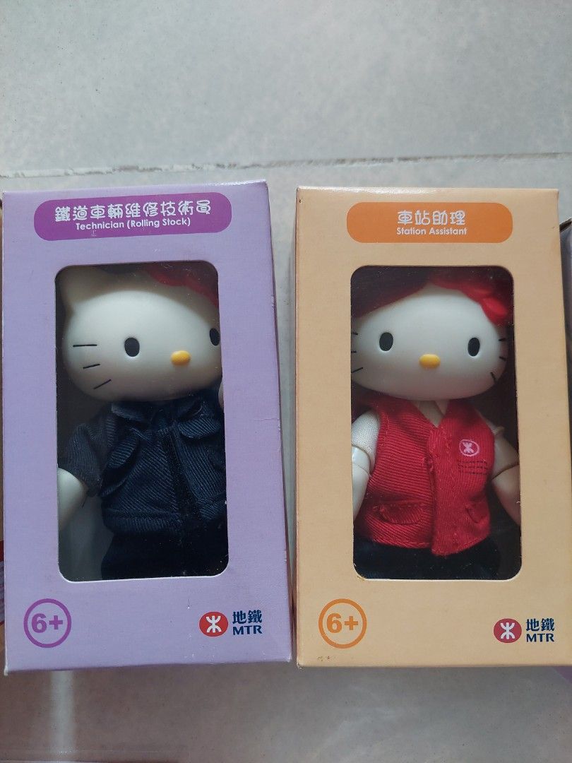 Hello Kitty × MTR 地鐵車廂公仔 抵玩, 興趣及遊戲, 玩具 & 遊戲類 - Carousell