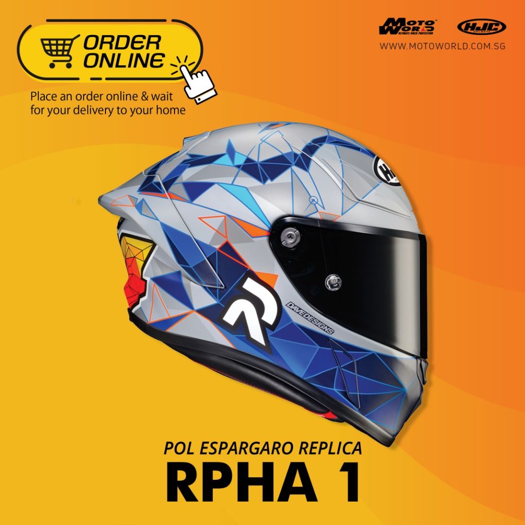 HJC RPHA 1 PSB APPROVED Pol Espargaro MotoGP, Motorcycles, Motorcycle ...