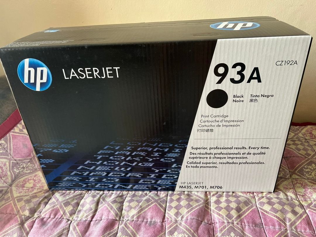 HP 93A Black Original LaserJet Toner Cartridge, Computers & Tech ...