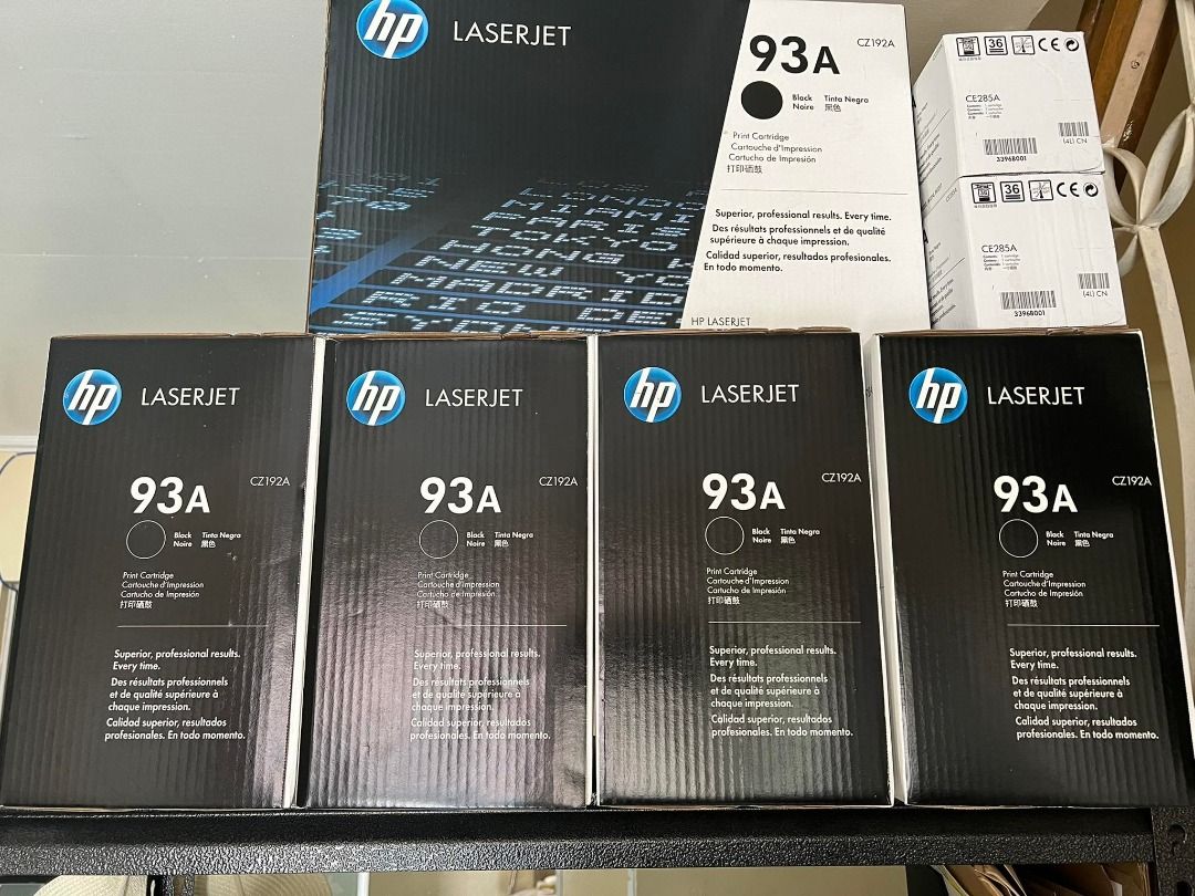 HP 93A Black Original LaserJet Toner Cartridge, Computers & Tech ...