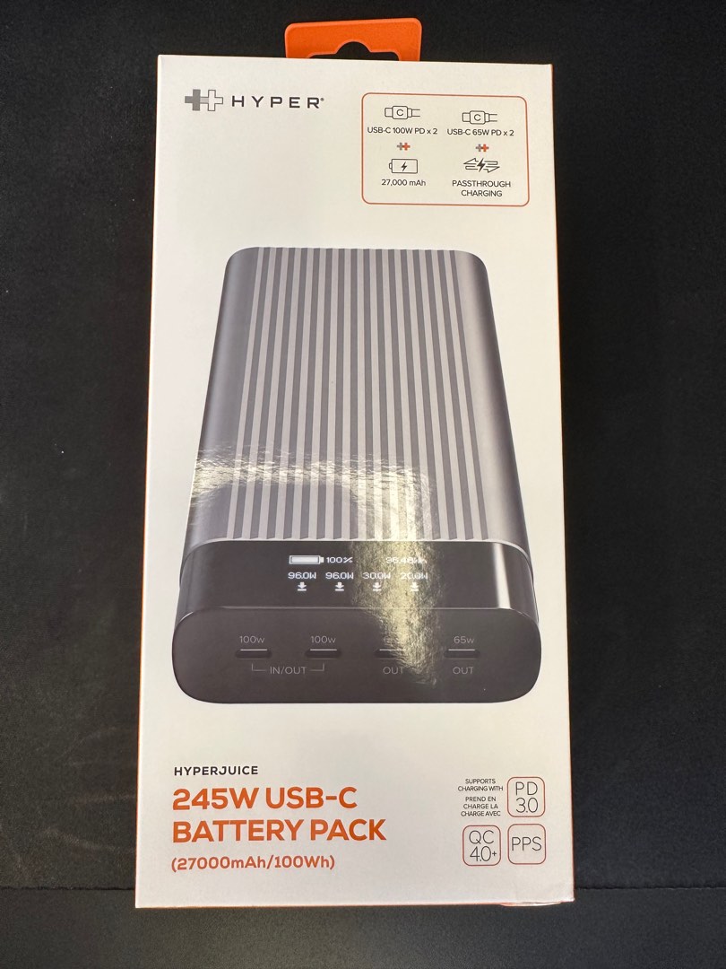 Hyperjuice 245W Battery pack (power bank), Mobile Phones & Gadgets ...