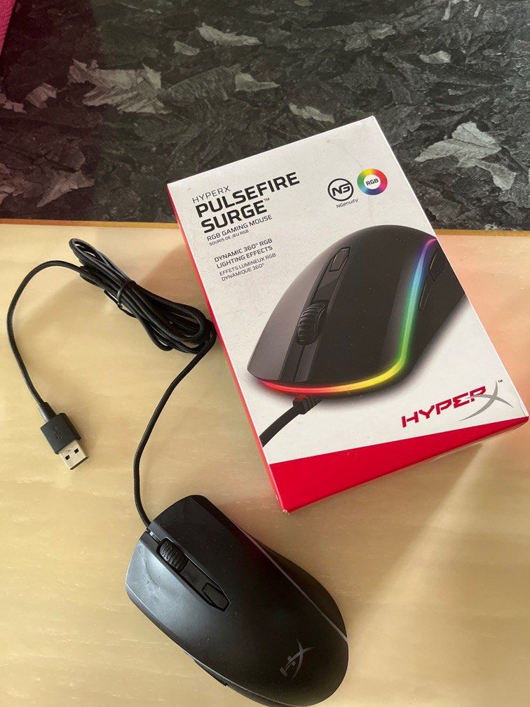 HyperX Pulsefire Surge, Computers & Tech, Parts & Accessories, Mouse ...