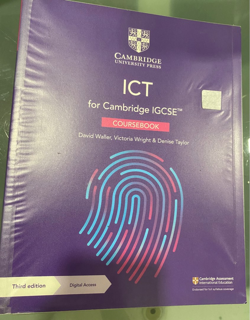 Igcse Ict Coursebook Hobbies And Toys Books And Magazines Textbooks On