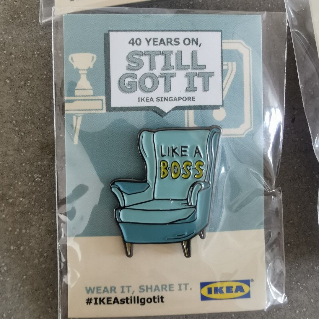 Ikea enamel pins 40th anniversary, Hobbies & Toys, Toys & Games on ...