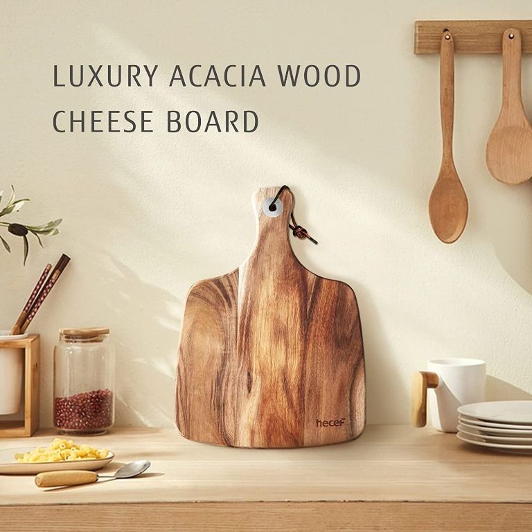 ~instock~ hecef Cheese Board Set of 3,a Acacia Wood Cheese Plate & a ...