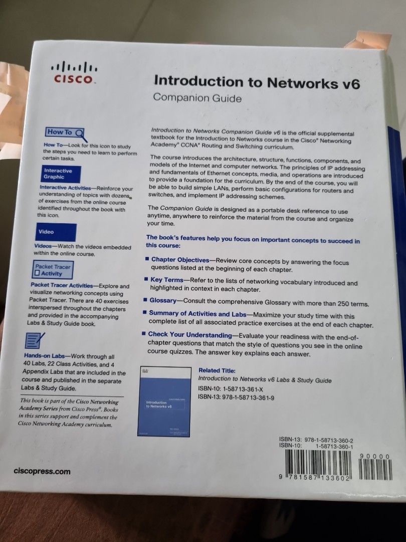 Introduction to Networks v6, Hobbies & Toys, Books & Magazines, Textbooks on Carousell
