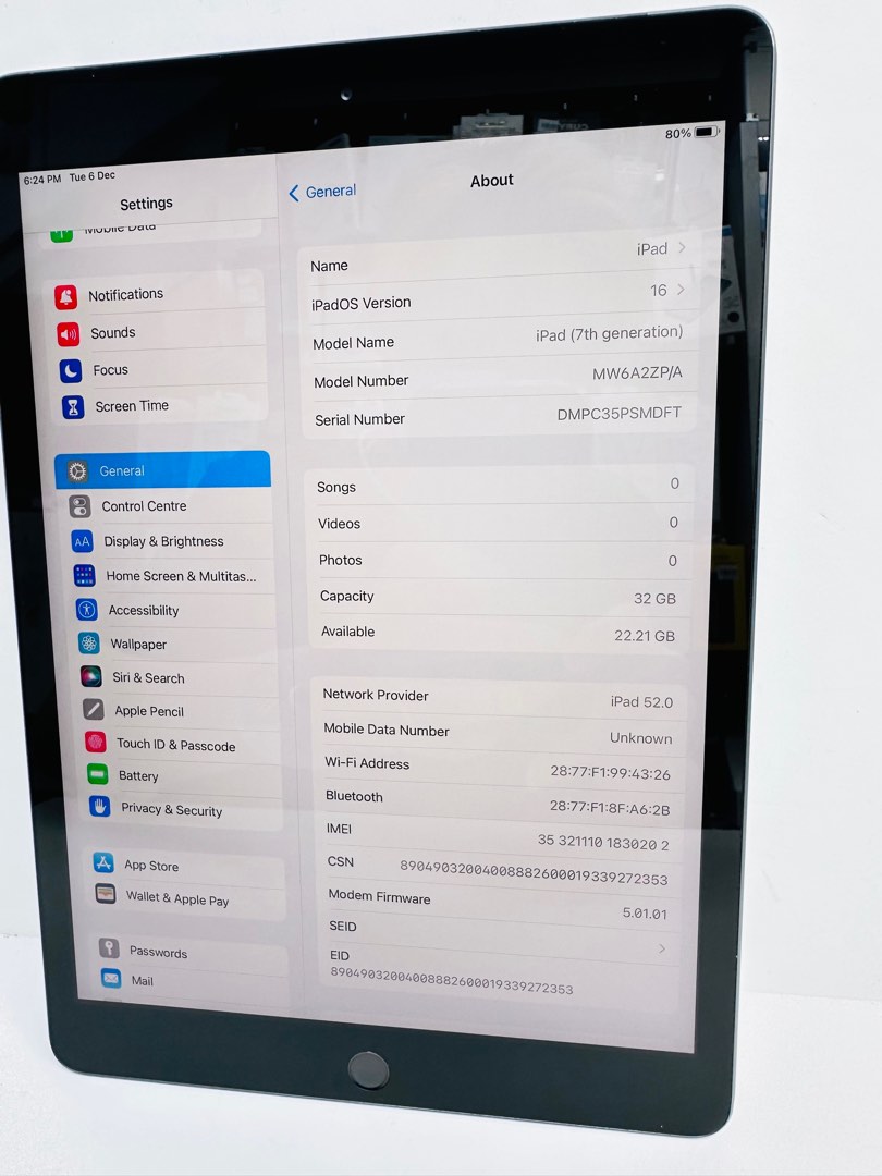 iPad 7th gen｜32GB｜ Cellular, Mobile Phones & Gadgets, Tablets, iPad on ...