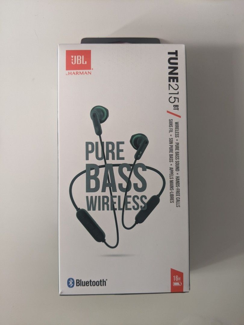 JBL Tune 215BT Green Wireless Bluetooth Earphones Earbuds Headset ...