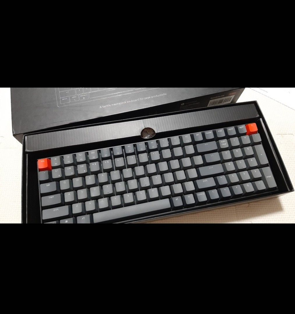Keychron K4 V2 White LED Backlight Red Gateron Switch Wired USB ...
