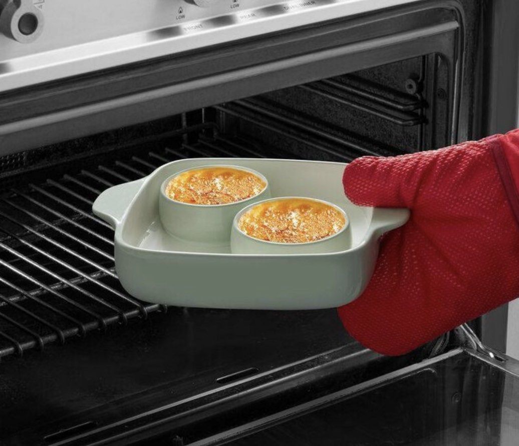 KitchenAid Vitrified Stoneware Set of 2 Ramekins (Pistachio), Furniture ...