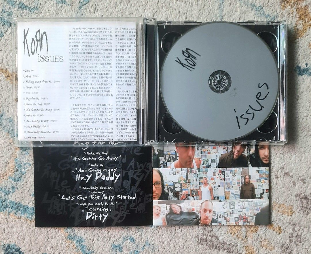 Korn Issues 2 X Cd Hobbies And Toys Music And Media Cds And Dvds On Carousell