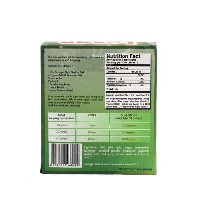 LASAP Sinigang Tamarind Mix 800g (Original), Food & Drinks, Spice ...