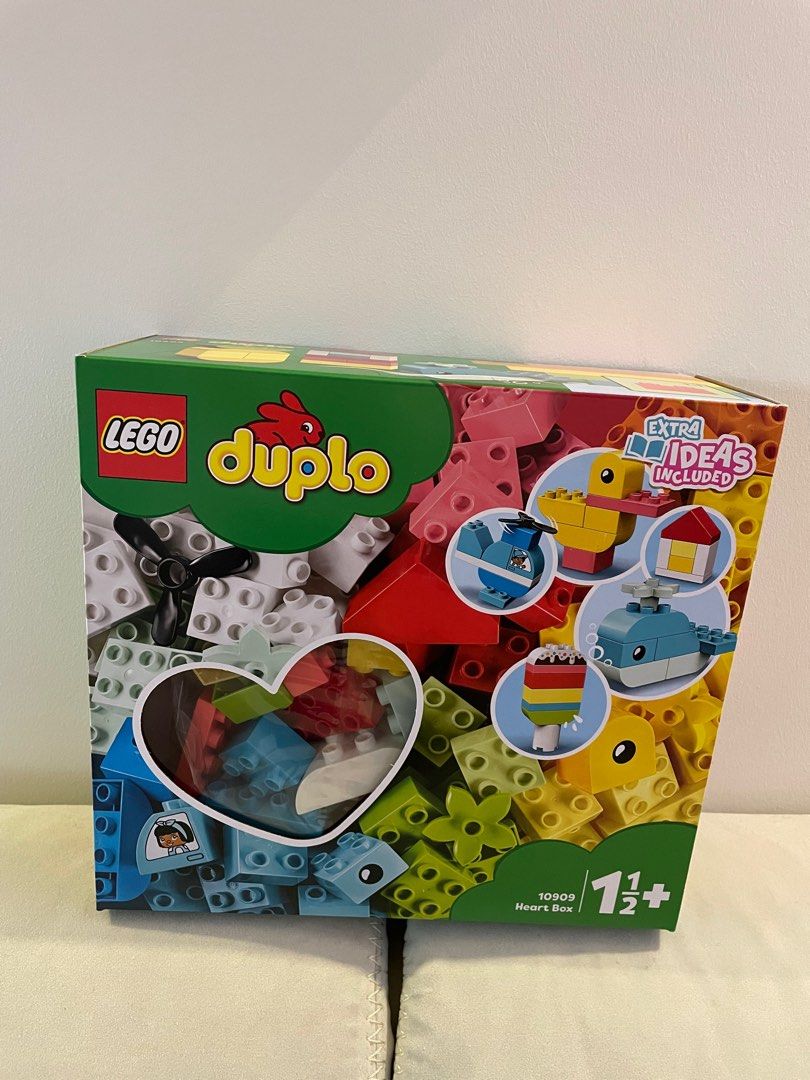 LEGO DUPLO Classic 10909 Heart Box Building Kit (80 Pieces), Hobbies ...