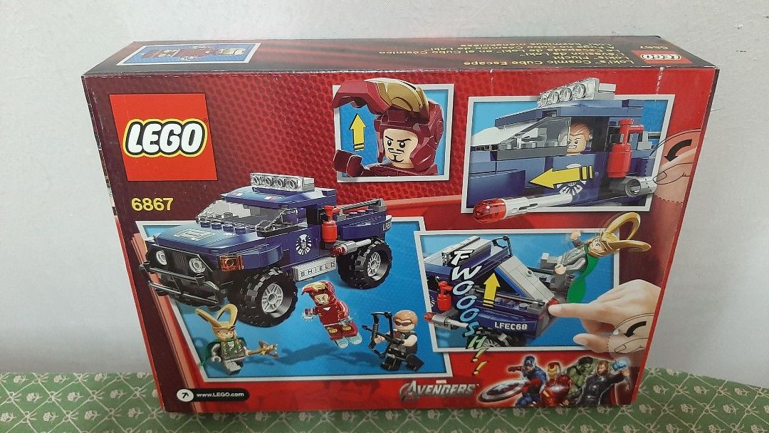 LEGO Marvel Super Heroes/ Avengers 6867 - Loki's Cosmic Cube Escape ...