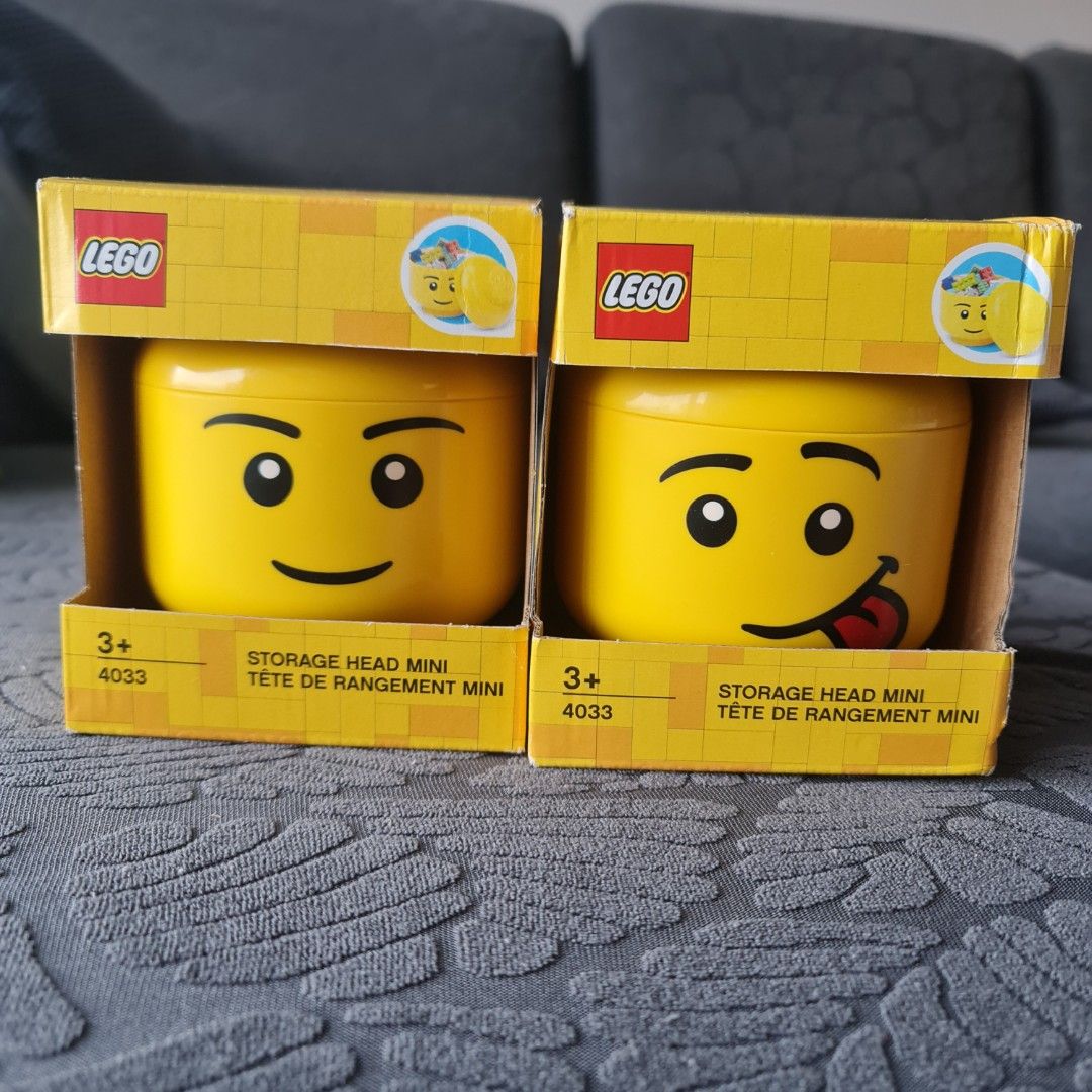 LEGO Storage Head - Mini, Hobbies & Toys, Toys & Games on Carousell