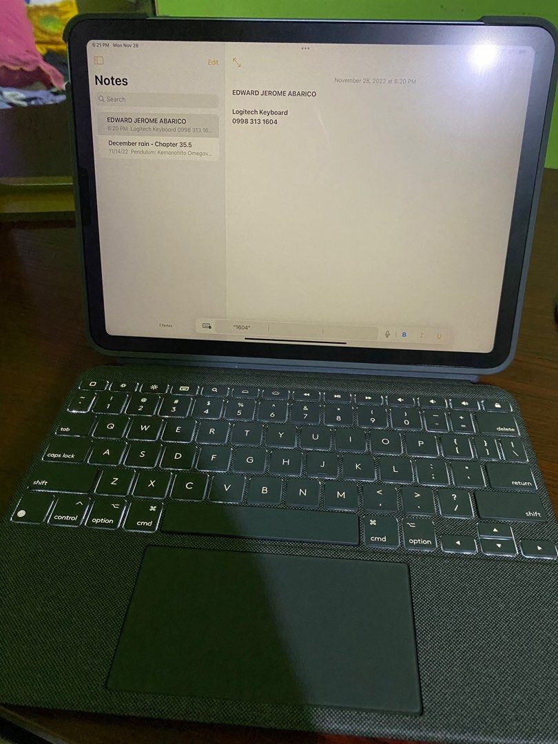 Logitech Combo Touch Computers Tech Laptops Notebooks On Carousell