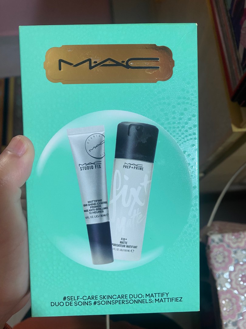 MAC Fix+ Matte & MAC Studio Fix Shine Control Primer, Beauty & Personal ...