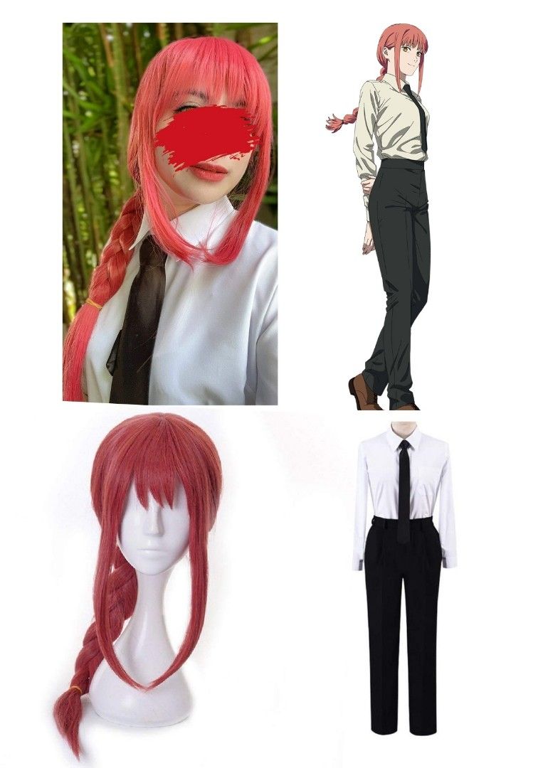 Makima set cosplay, Women's Fashion, Dresses & Sets, Sets or ...