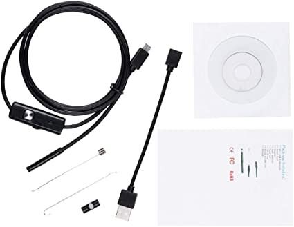 MASO Android Endoscope, USB Borescope 1.5M with Flexible Grabber ...