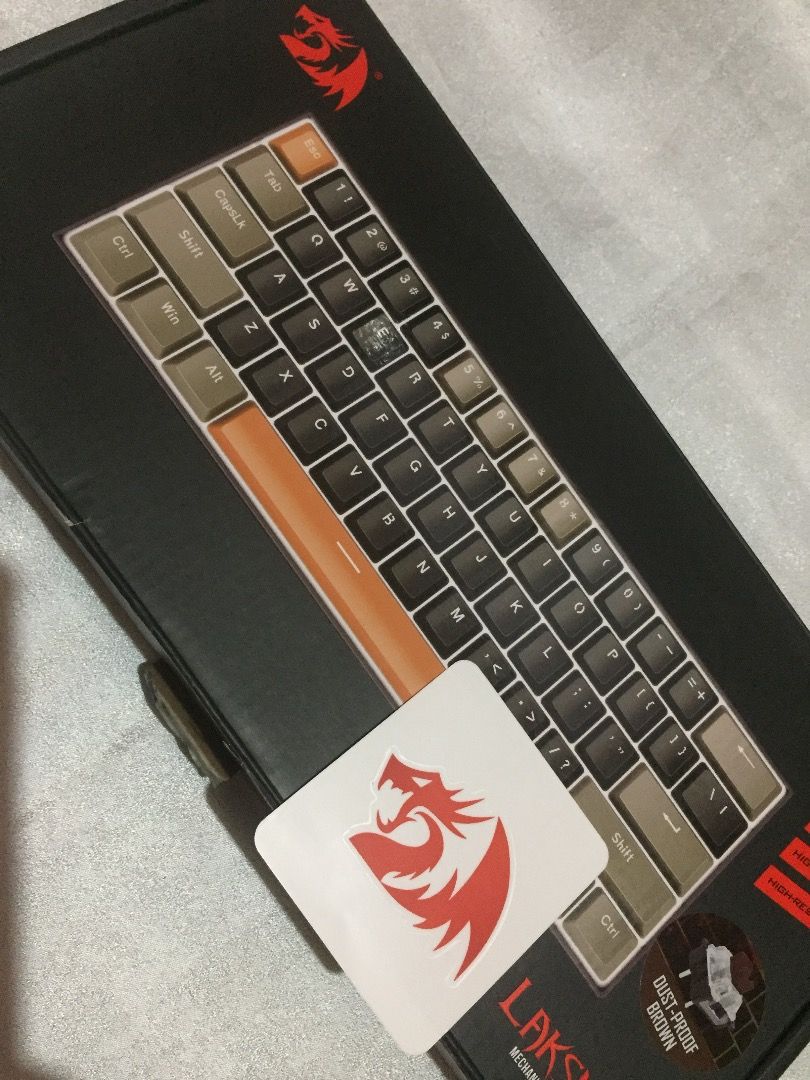 Mechanical Keyboard Red Dragon Lakshmi, Computers & Tech, Parts ...