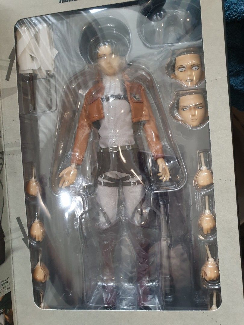 Medicom Real Action Heroes RAH Levi Attack on Titans, Hobbies & Toys ...