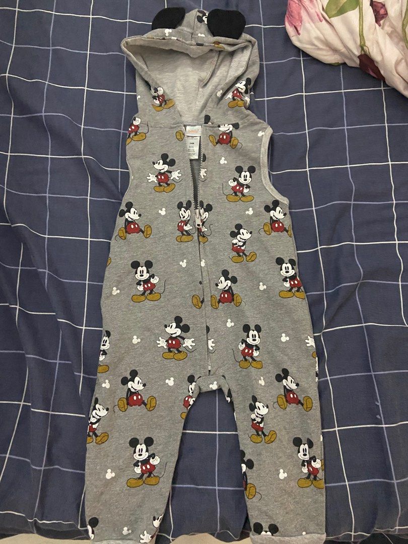 Mickey Mouse Bodysuit, Babies & Kids, Babies & Kids Fashion on Carousell