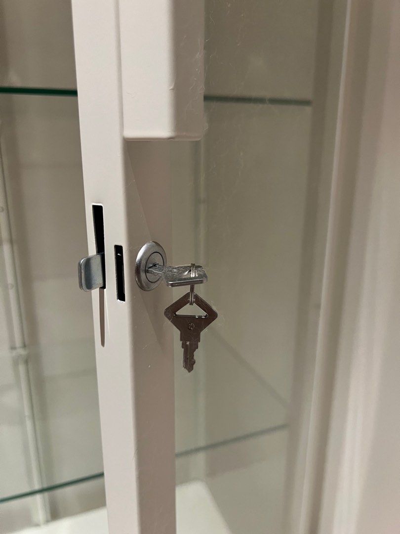 Milsbo Glass Door Cabinet, Furniture & Home Living, Furniture, Shelves ...