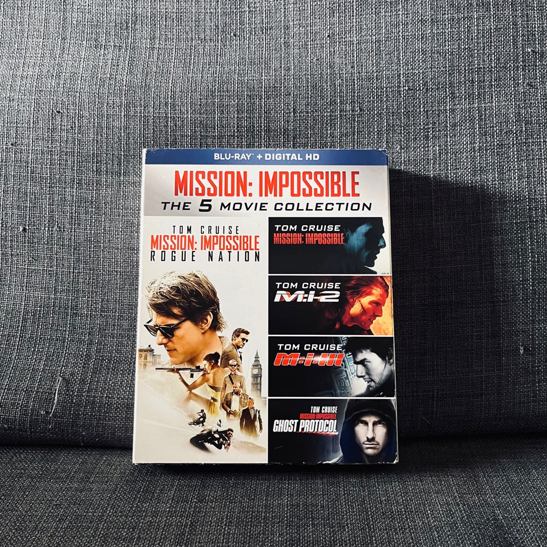 Mission: Impossible 5 Movie Collection (Blu-ray), Hobbies & Toys, Music ...